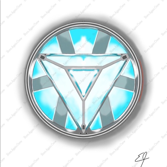 Art | Original Digital Art Of Captain America Shield Iron Man Arc ...